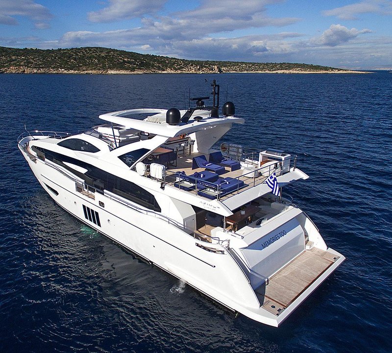 New Motor Yacht AZIMUT 83 unveiled by Azimut Yachts of Brazil as the ...